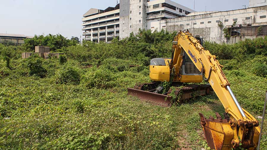 2 Tahun Mangkrak, Ini Penampakan Proyek Blok VI Pasar Senen - Foto
