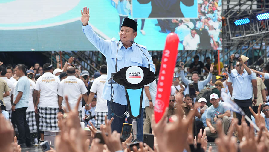 Kampanye Akbar Terakhir Prabowo-Gibran di Stadion Utama GBK - Foto
